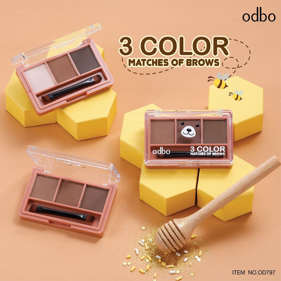 Odbo 3Color Matches Of Brows