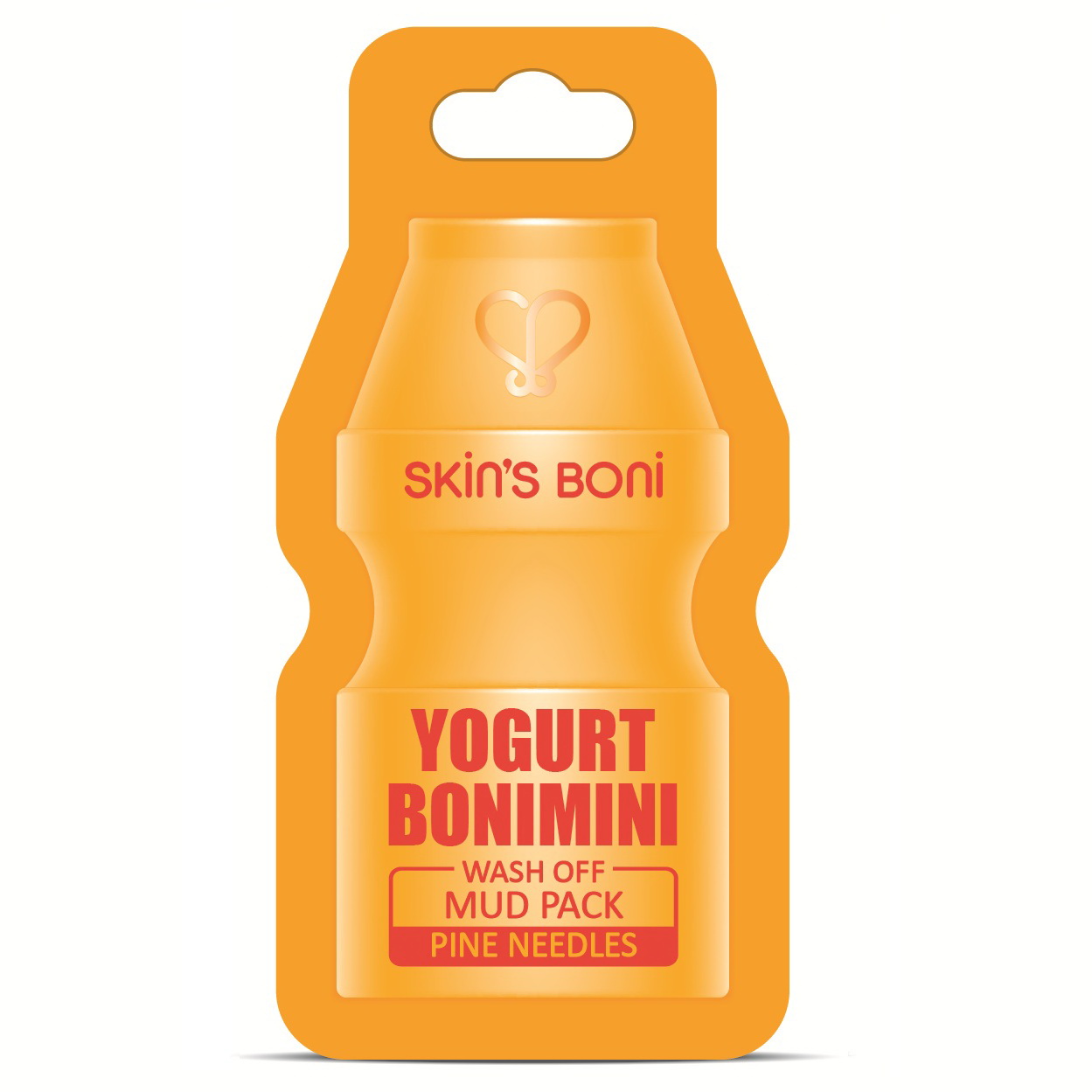 SKIN'S BONI BONIMINI YOGURT MUD WASHOFF PACK PINE NEEDLES #ส้ม
