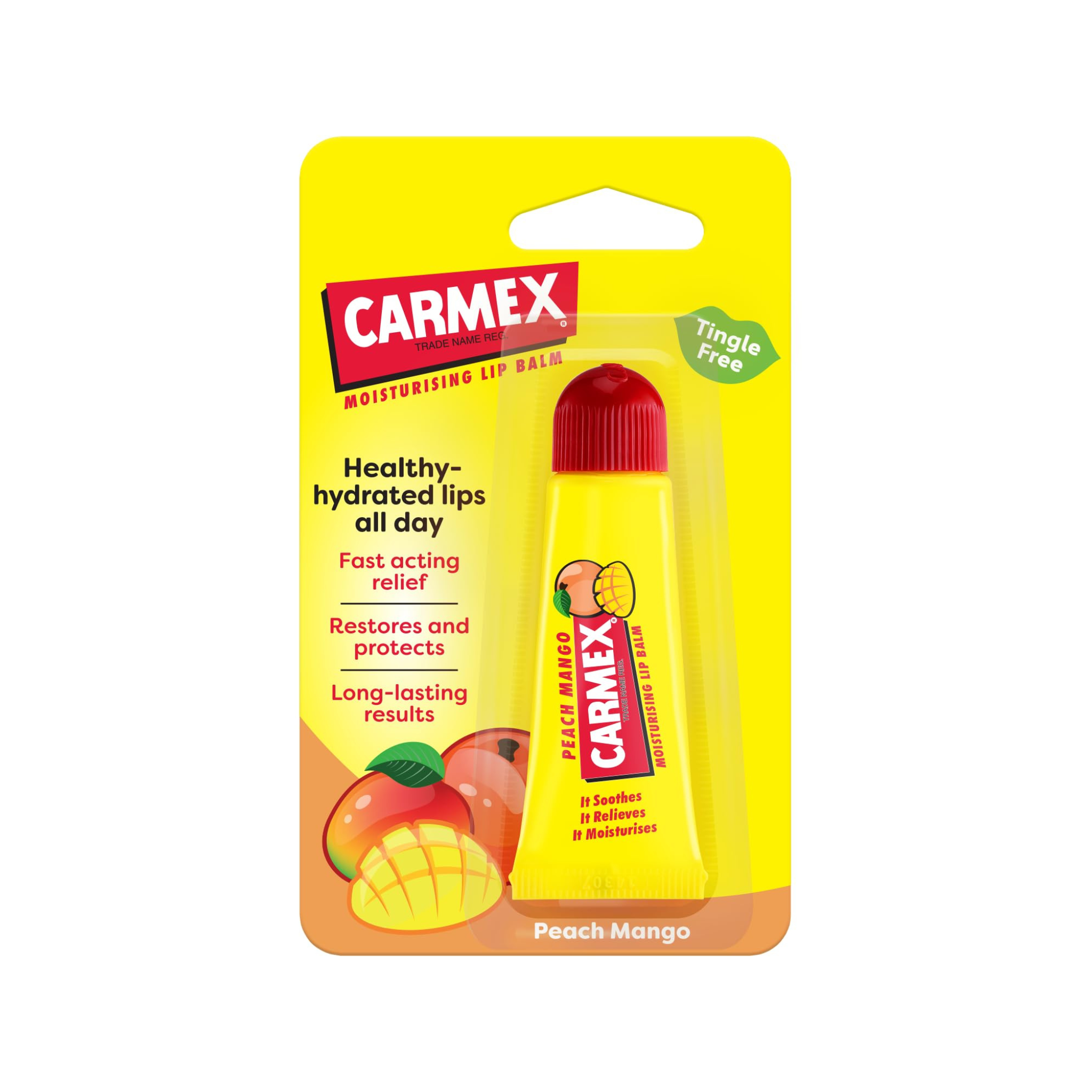 Carmex-Lip balm Peach&Mango Burst Tube
